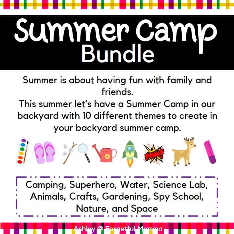 Backyard Summer Camp: Bundle - Forgetful Momma Shop