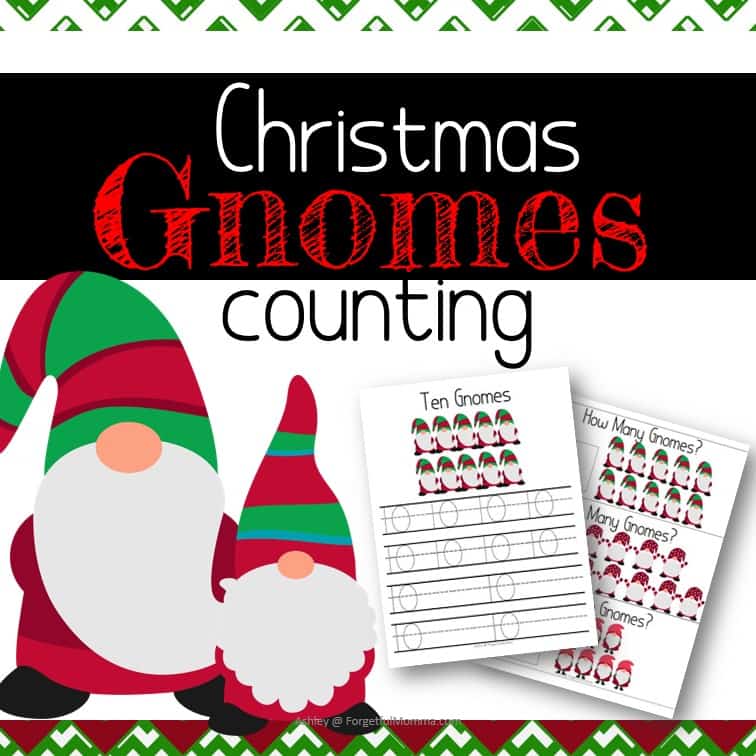 Christmas Gnome Counting - Forgetful Momma Shop