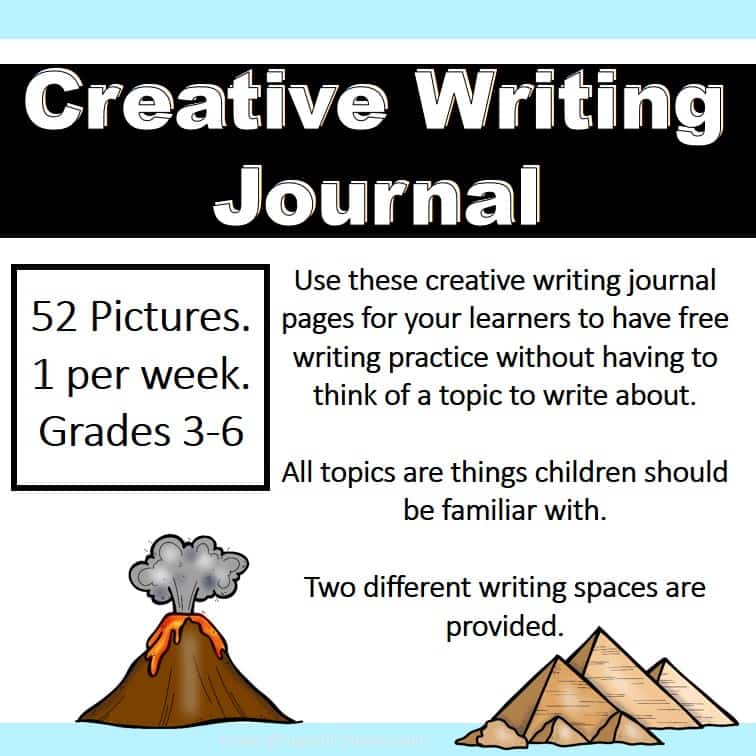 Creative Writing Journal - All Subjects - Forgetful Momma Shop