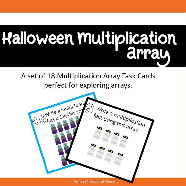 Multiplication Array - Halloween - Forgetful Momma Shop