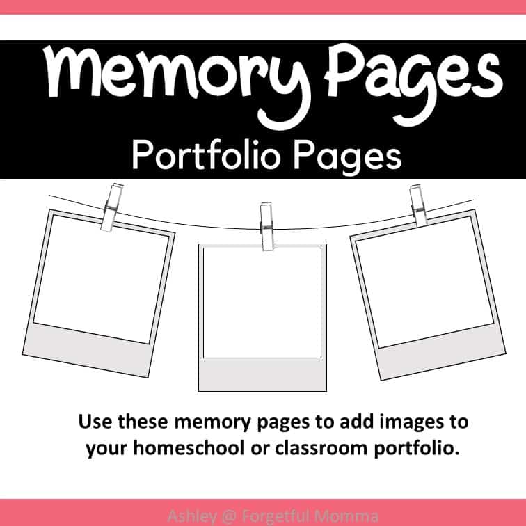 Portfolio Memory Pages - Forgetful Momma Shop