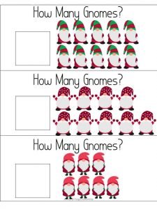 Christmas Gnome Counting - Forgetful Momma Shop