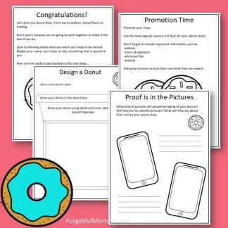 Design Your Own Donut Shop - Forgetful Momma Shop